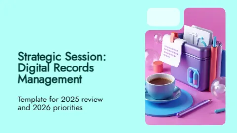 Digital Records Strategy Presentation - Wonderslide