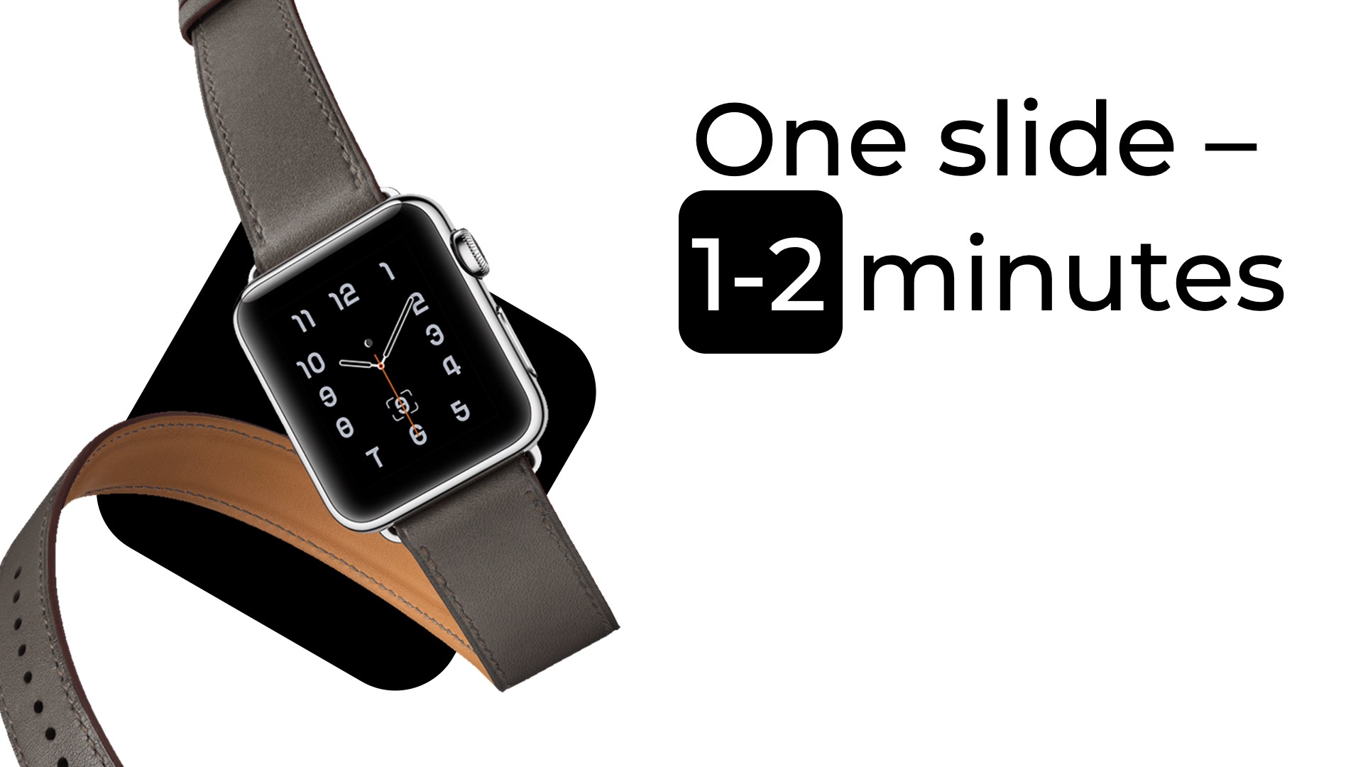 10-minute presentation: how many slides do you need